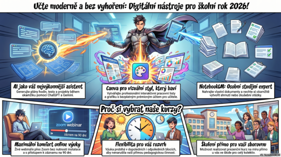 Učte moderně a bez vyhoření: Ovládněte Canvu, AI a NotebookLM v nových ...